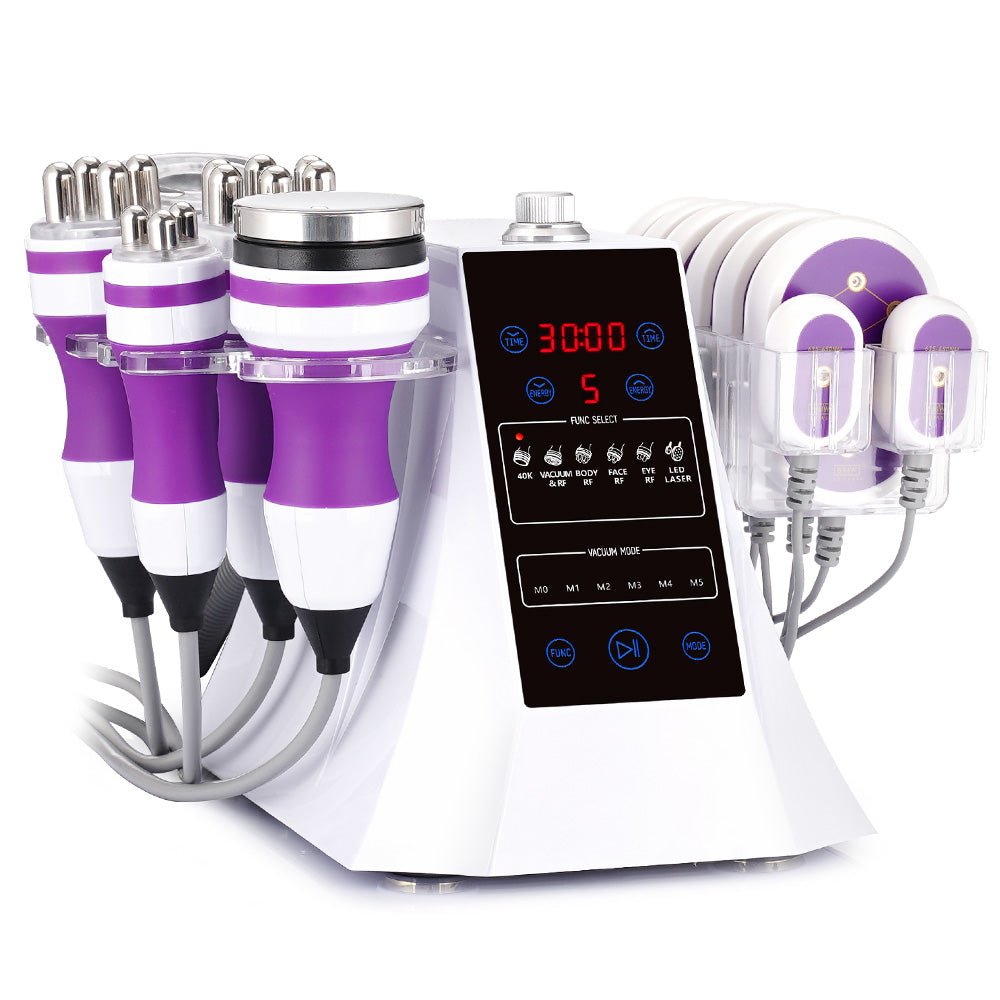 6-in-1 Cavitation LED Laser Lipo & RF Body Sculpting System