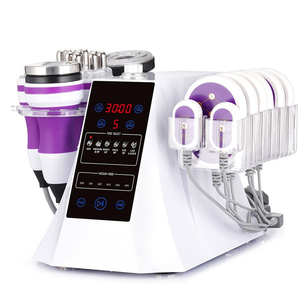 6-in-1 Cavitation LED Laser Lipo & RF Body Sculpting System