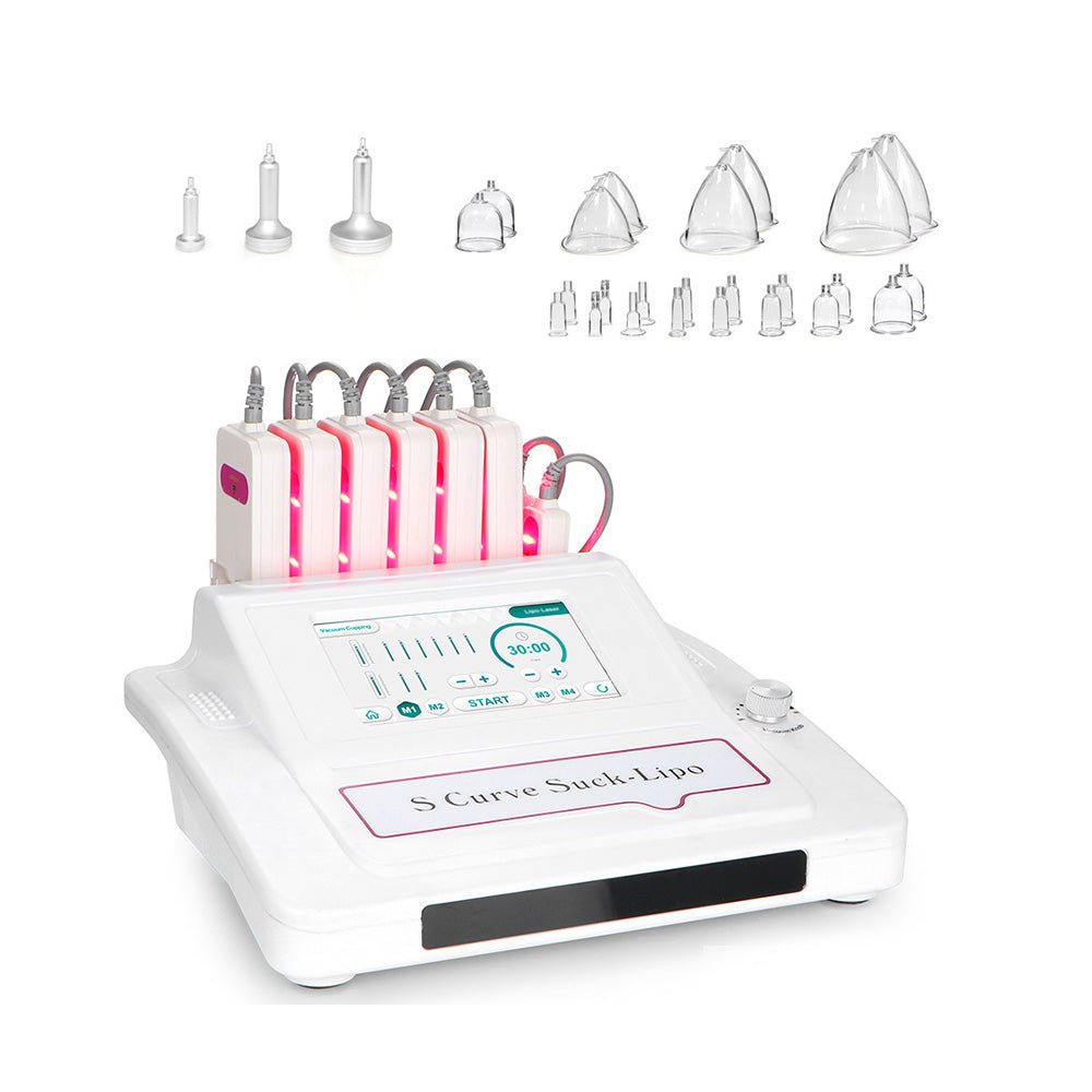 Shape Tactics 8 LED Laser Lipo 5mW with Vacuum Suction Therapy