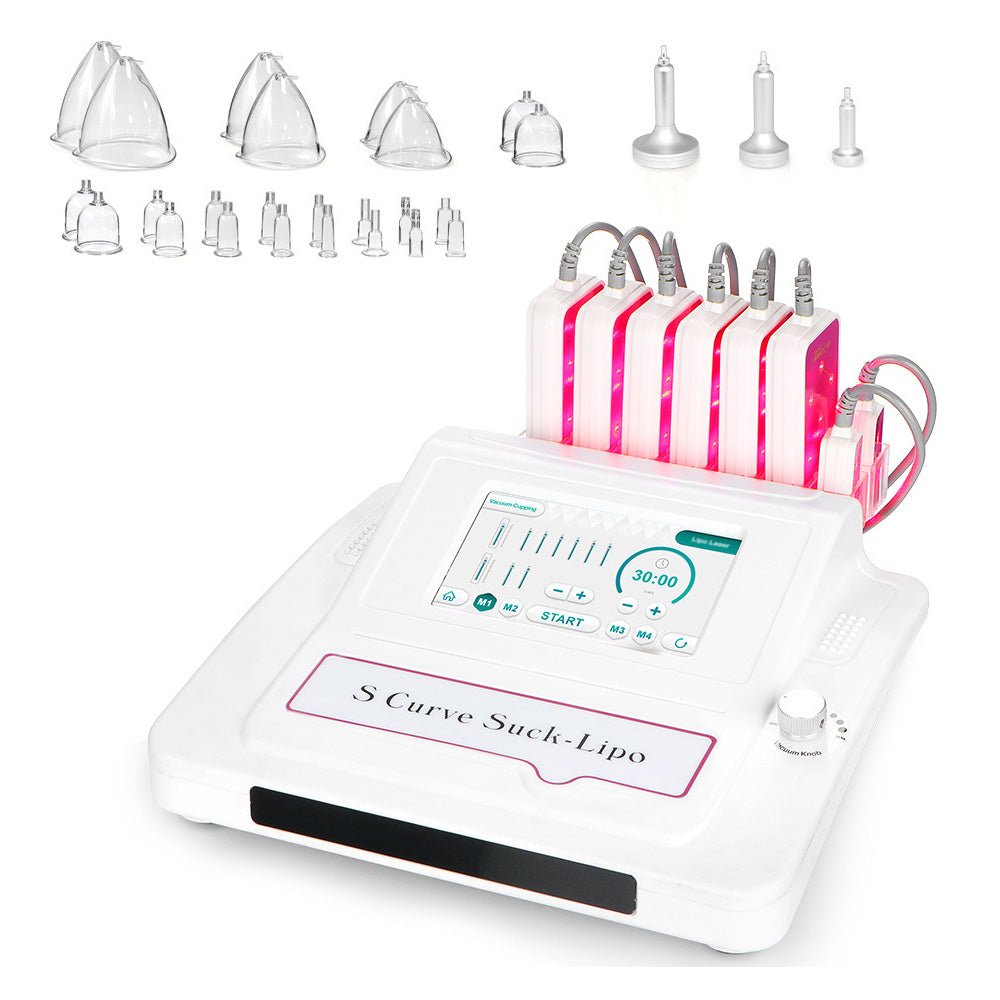 Shape Tactics 8 LED Laser Lipo 5mW with Vacuum Suction Therapy