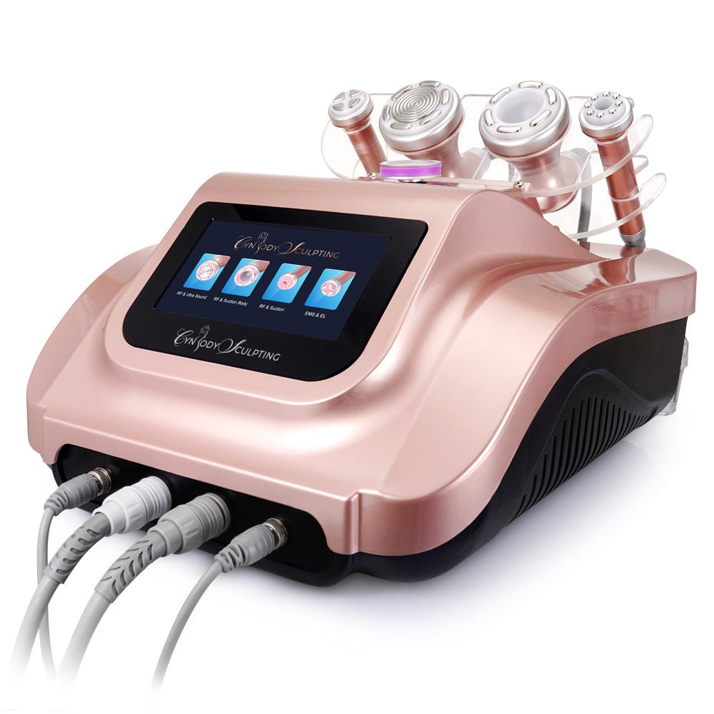 S-Shape Ultrasound & RF EMS Electroporation Vacuum Device